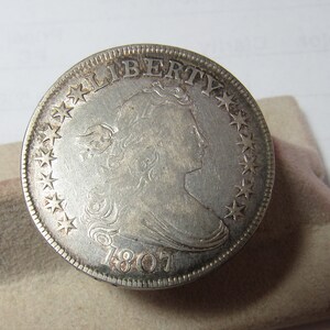 1807 COIN Silver United States Draped Bust Half Dollar VF - Etsy