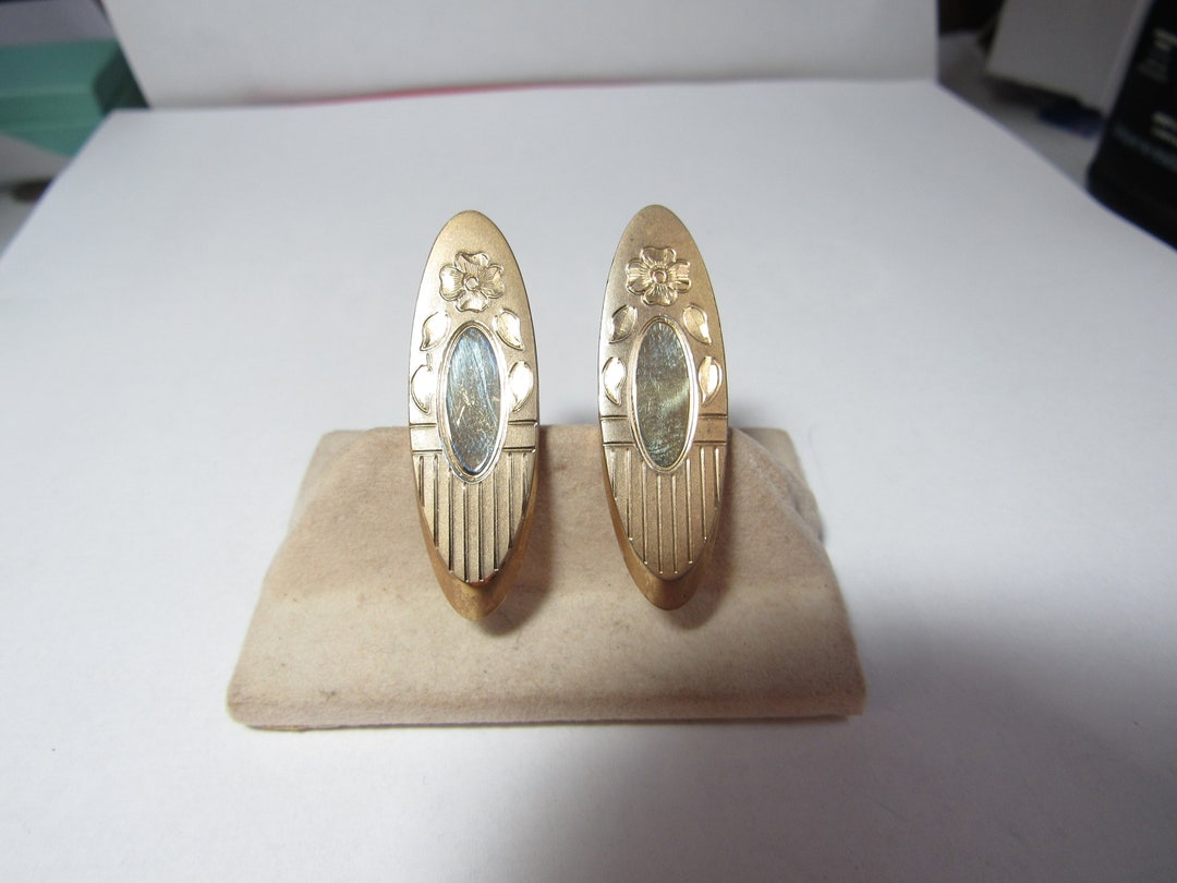Very Cool Unusual ART DECO Antique Gold Filled Cufflinks by Hayward - Etsy