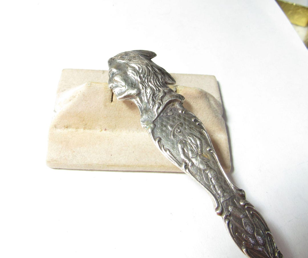 Sterling Silver Collectors Spoon With Native American Chief and Mule ...