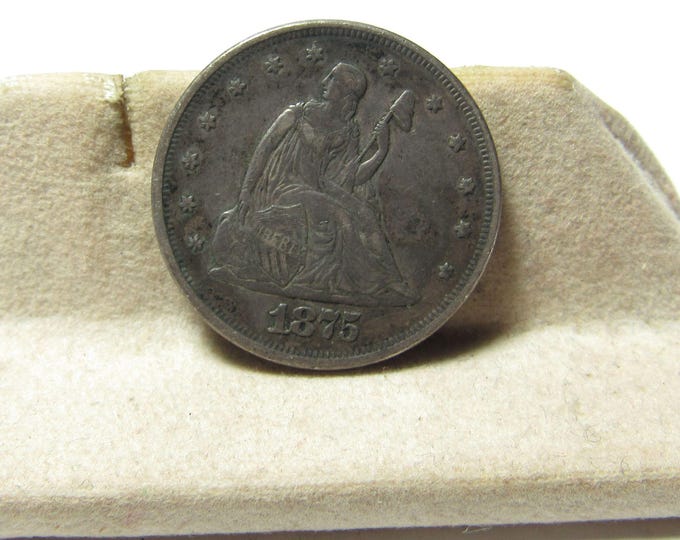 United States 1875 Silver 20 Cent VF Condition - Etsy