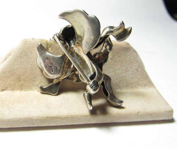 Judith Jack Sterling SILVER Cherub Pin / Brooch with … - Gem