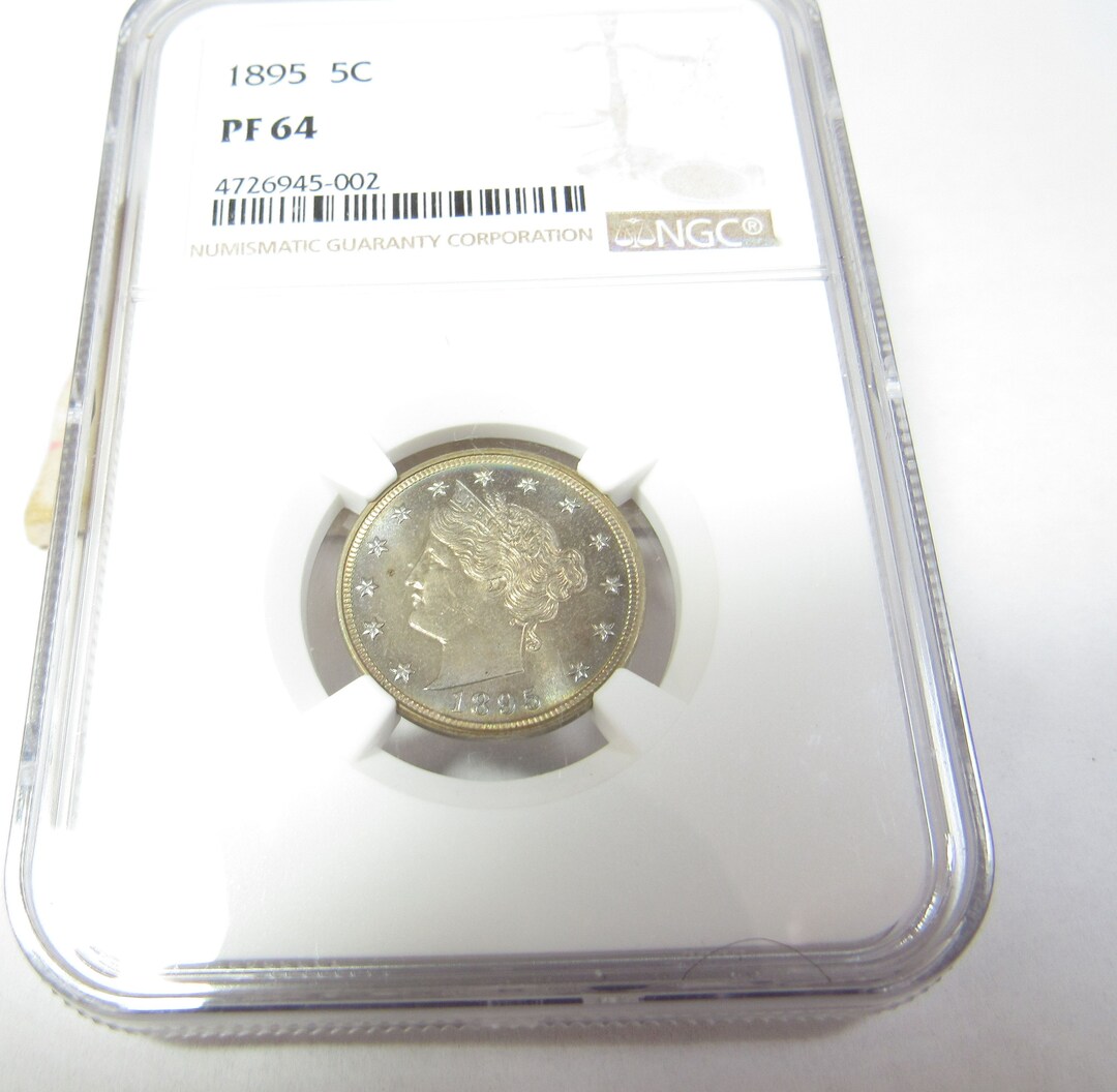 NGC 1895 Proof 64 United STATES Shield Nickle - Etsy