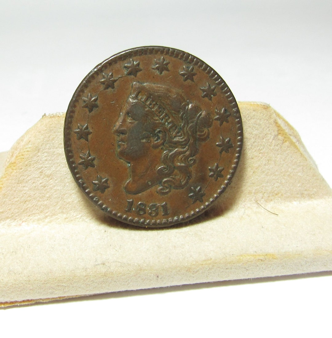 Cornet 1831 Large Copper Large Cent United States Coin VF/ XF - Etsy