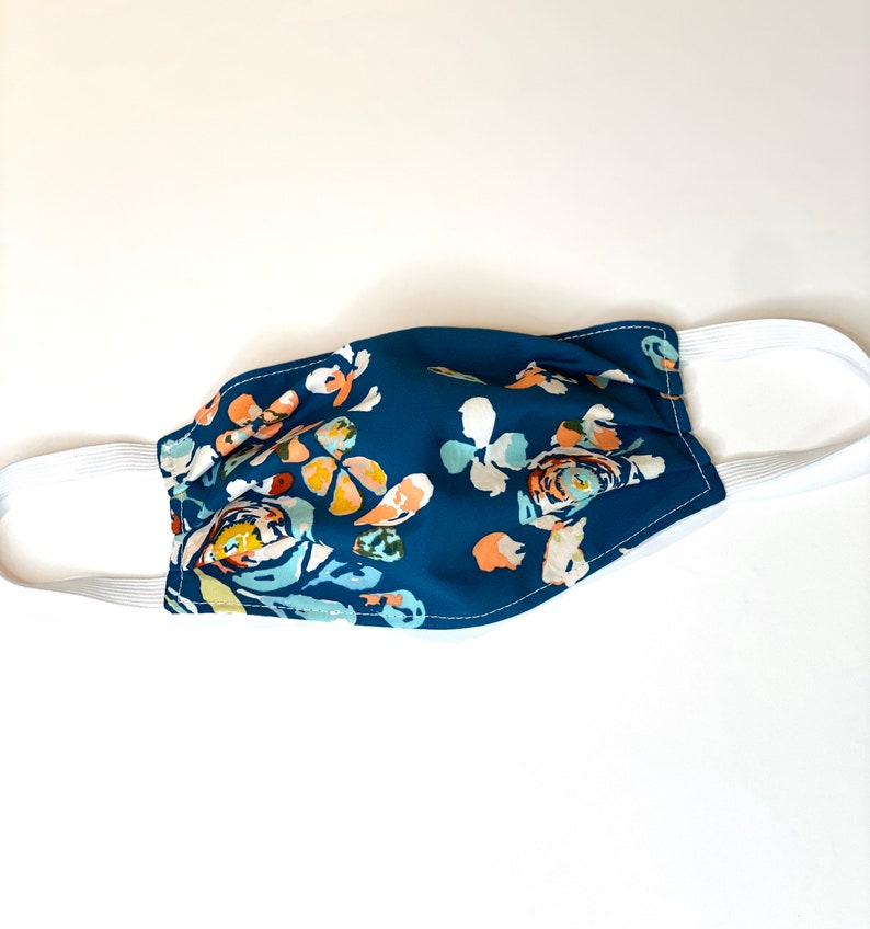 Quick Shipping USA ONE Face Mask Pretty Cute Trendy Navy | Etsy