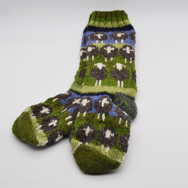 Long Wool Welly Socks - Etsy UK