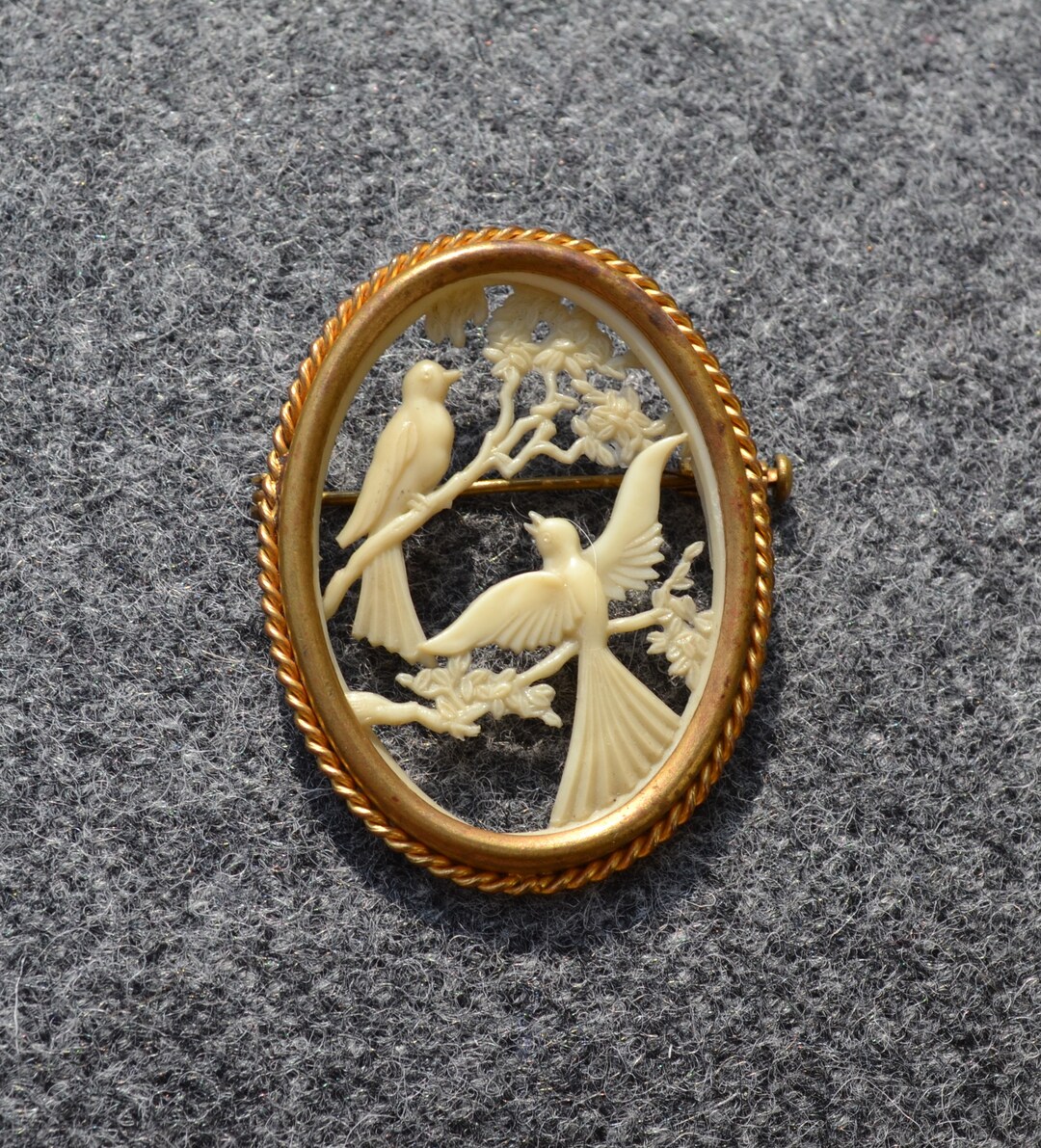 Vintage French Brooch Depose - Etsy