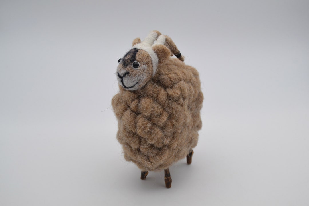 Wool Rambo Ram Needle Felted Decoration/figurine/made in Yorkshire - Etsy