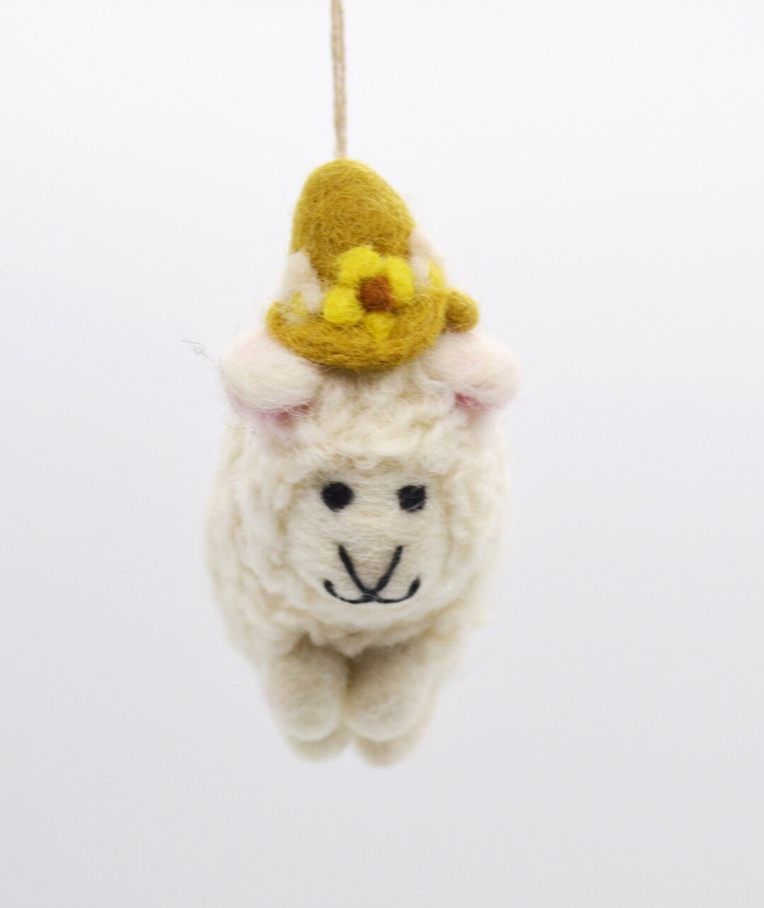 Glorious Gloria Sheep Decoration/handmade/needle Felted/pure Wool - Etsy
