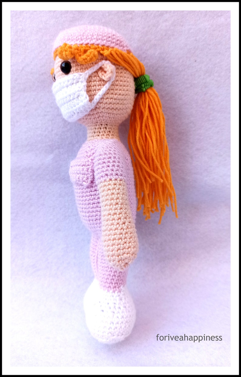 Crochet Doctor Pattern, Nurse Doll, Amigurumi Pattern, Frontline Heroes PDF Crochet Pattern ...