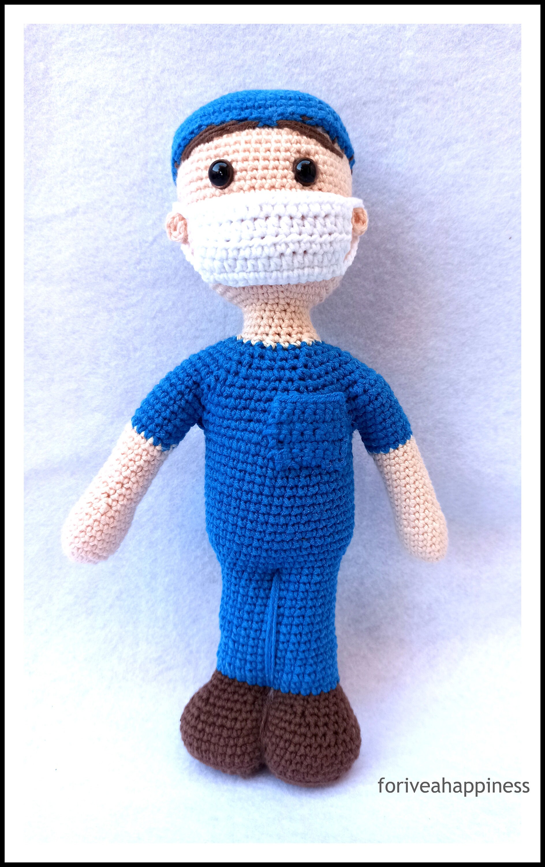 Crochet Doctor Pattern, Nurse Doll, Amigurumi Pattern, Frontline Heroes ...