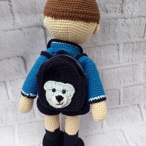 Crochet Boy Doll PATTERN/ Amigurumi Doll Pattern in a School | Etsy