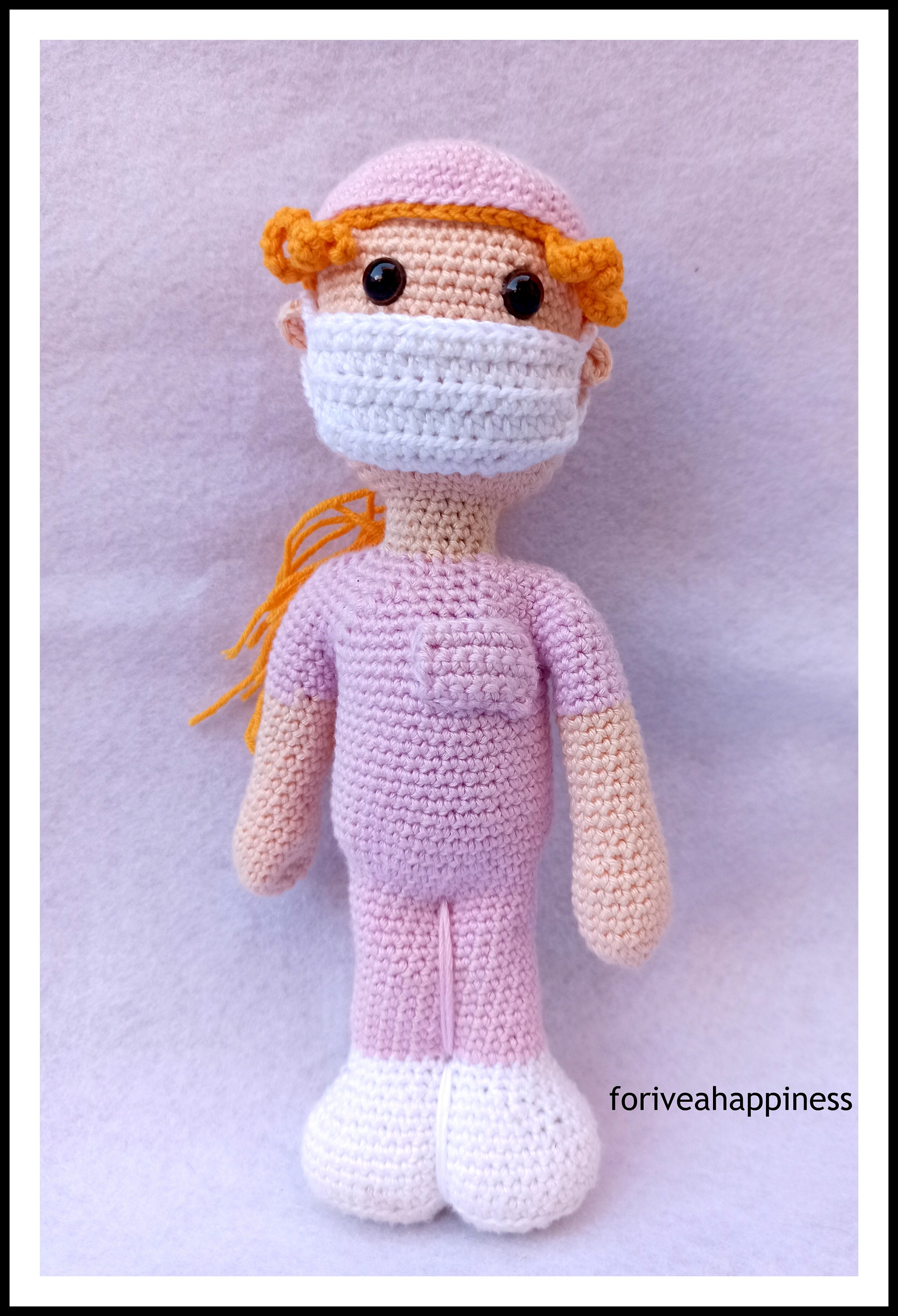 Crochet Doctor Pattern, Nurse Doll, Amigurumi Pattern, Frontline Heroes ...