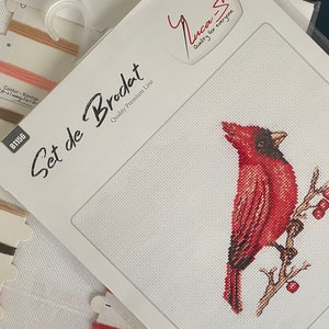 Luca-s / B1156 Cardinal, 10x9cm / Cross Stitch Kit - Etsy