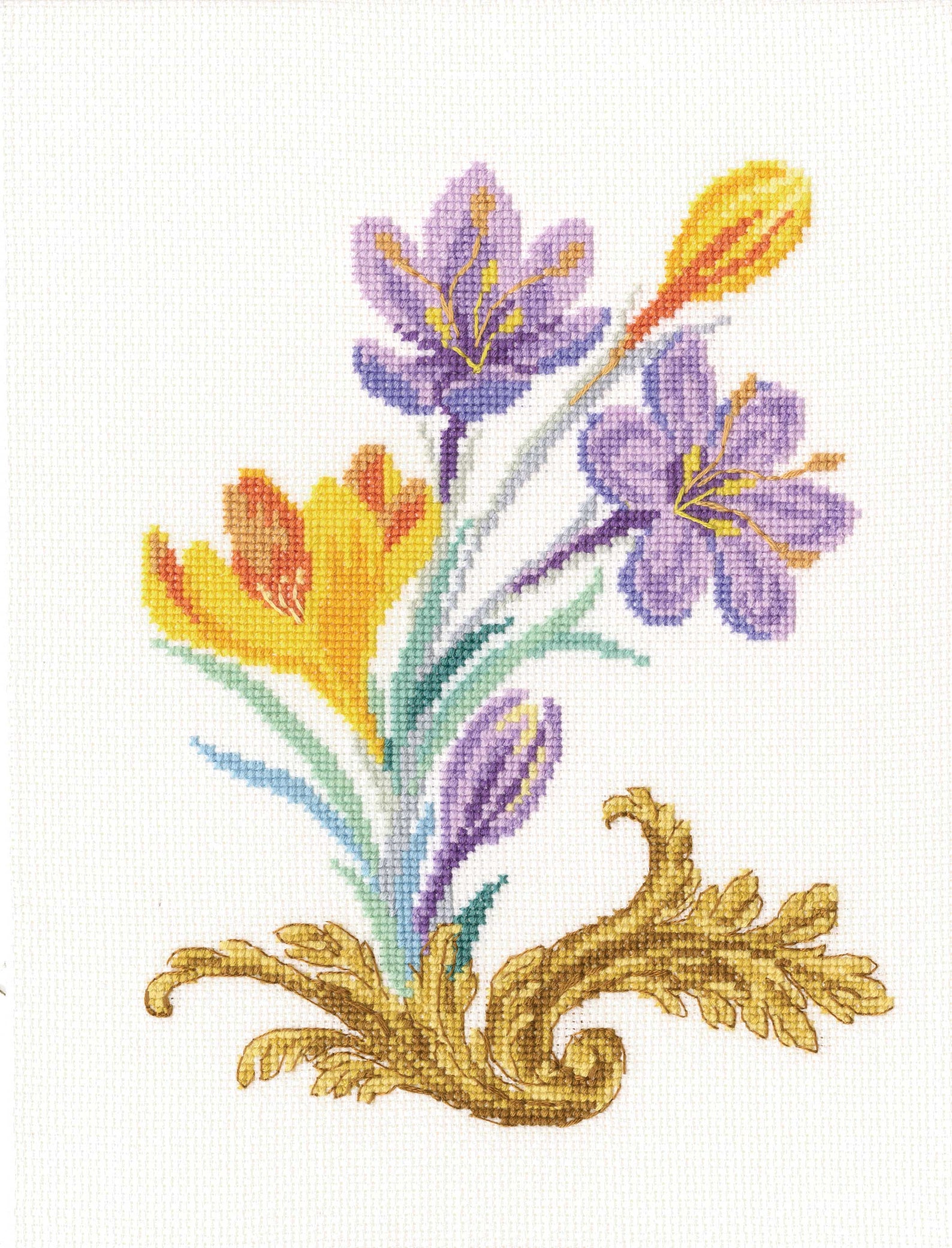 RTO / C257 Crocus 15x19 cm / Cross Stitch Kit | Etsy