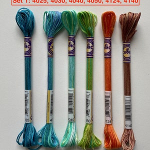 DMC 417F Color Variations Thread / 6 or 7 Skeins of DMC Color ...
