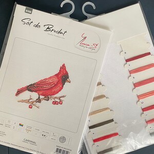 Luca-s / B1156 Cardinal, 10x9cm / Cross Stitch Kit - Etsy