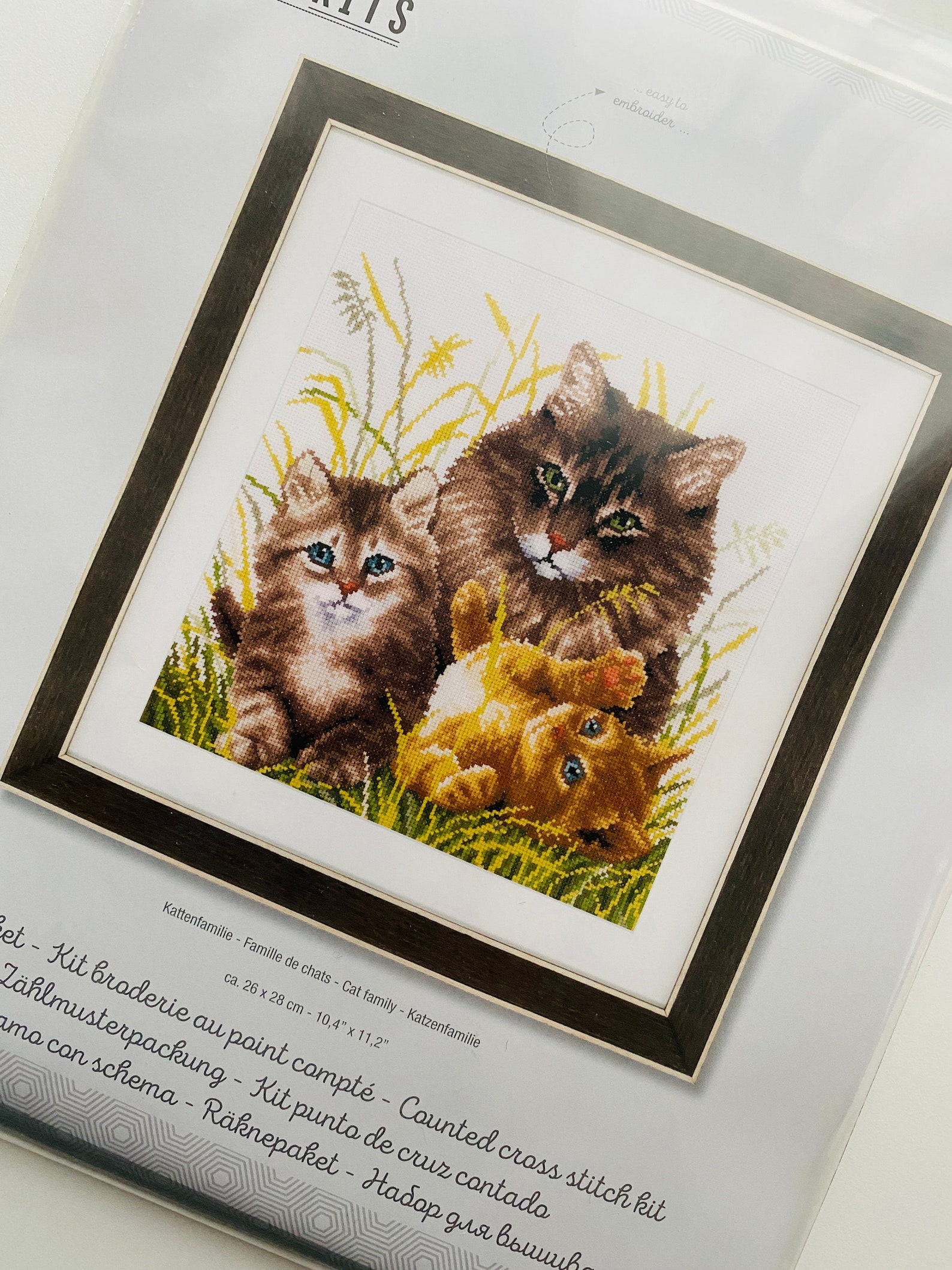 Vervaco / PN-0156114 Cat Family / Cross Stitch Kit - Etsy