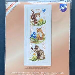 Vervaco / PN-0148160 CATS EXPLORING / Cross Stitch Kit - Etsy