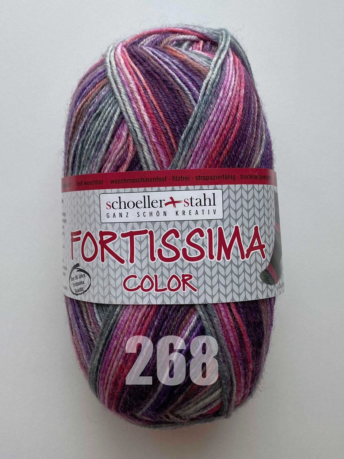 Schoëller Stahl / 100g Sock Yarn Fortissima Color Fruits, Made in Italy ...