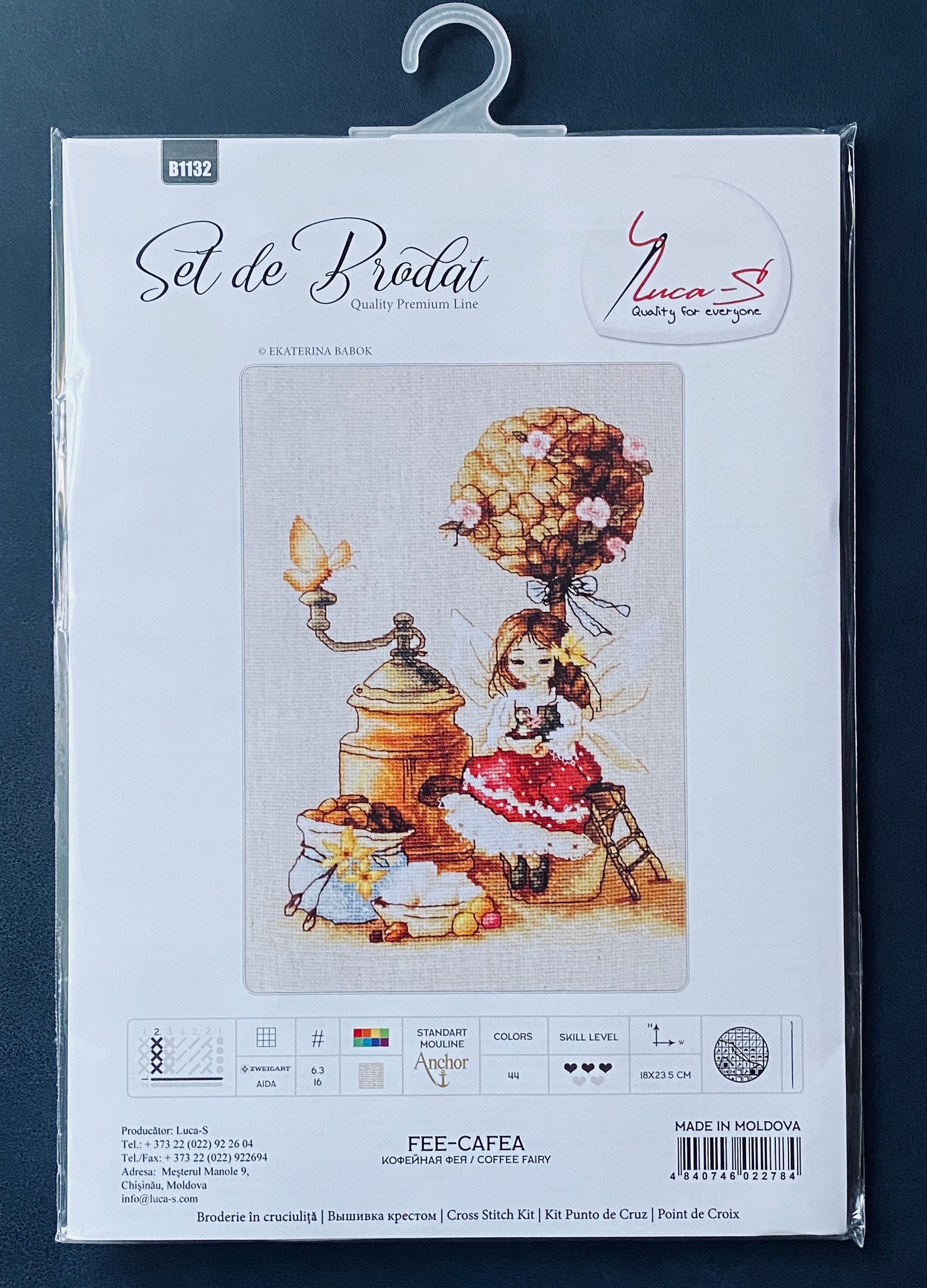 Luca-s / B1132 Coffee Fairy ©ecaterina Babok / Cross Stitch - Etsy UK