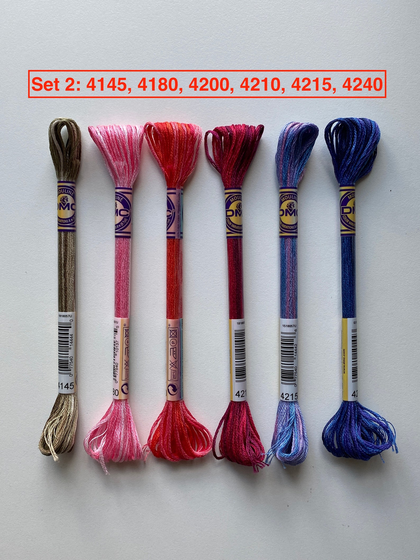DMC 417F Color Variations Thread / 6 or 7 Skeins of DMC Color ...