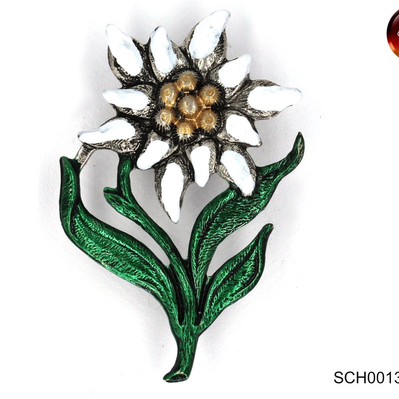 Edelweiss Brooch - Etsy