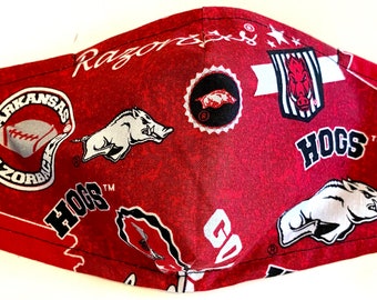 Razorback Face Mask | Etsy