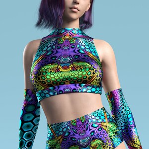 Rave Top, Rave Set, Booty Shorts, Sexy Rave Shorts Women, Festival ...