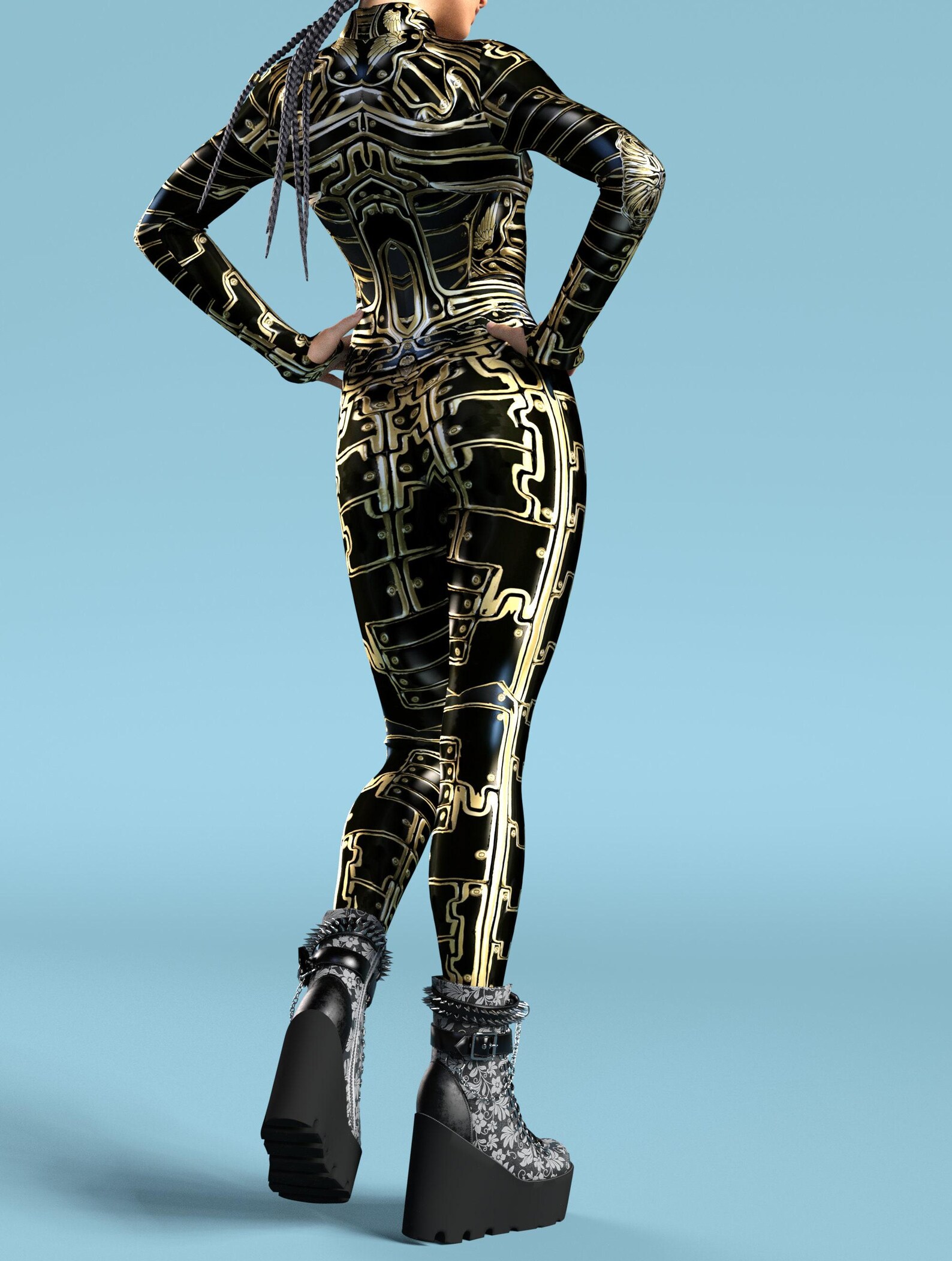 Egyptian Armour Costume Women, Droid Bodysuit, Rave Bodysuit, Festival ...