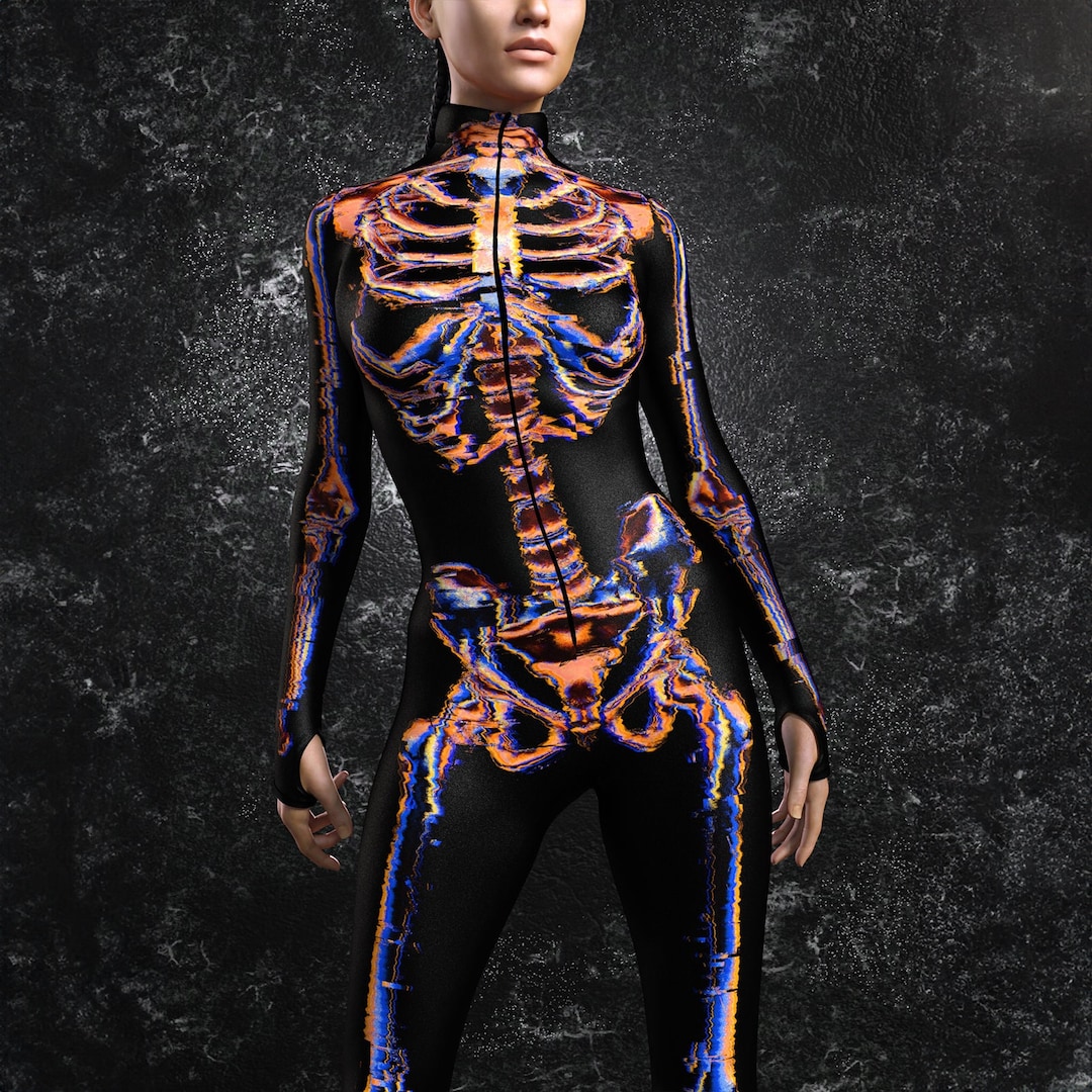 Skeleton Halloween Costume, Halloween Outfit, Skeleton Costume, Womens ...
