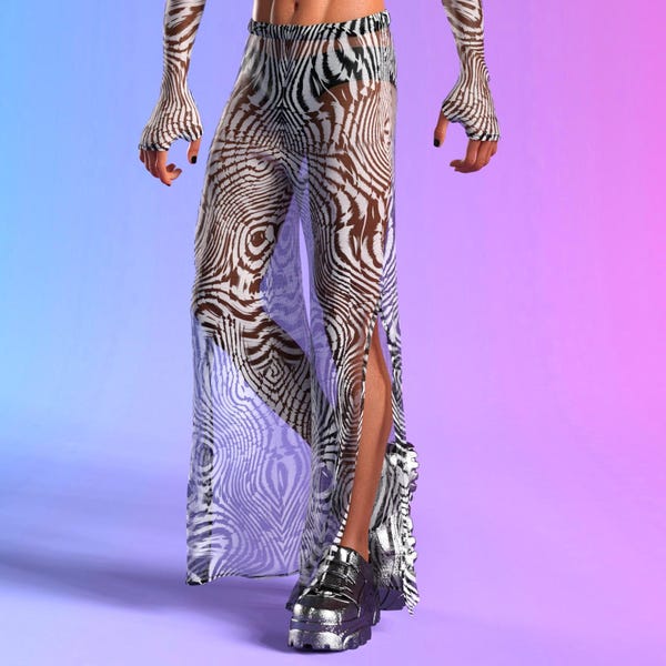 Women See Through Pants - Etsy