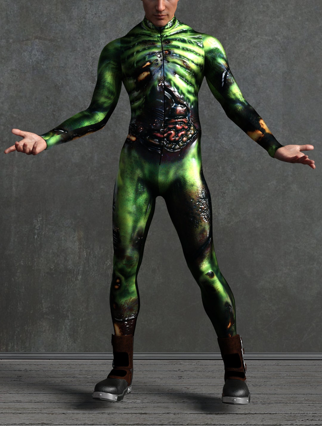 Zombie Costume Men, Alien Costume Men, Halloween Costumes for Men ...