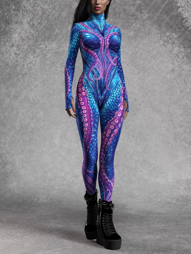 Sea Witch Costume: Octopus Halloween Costume for Women - Etsy Canada