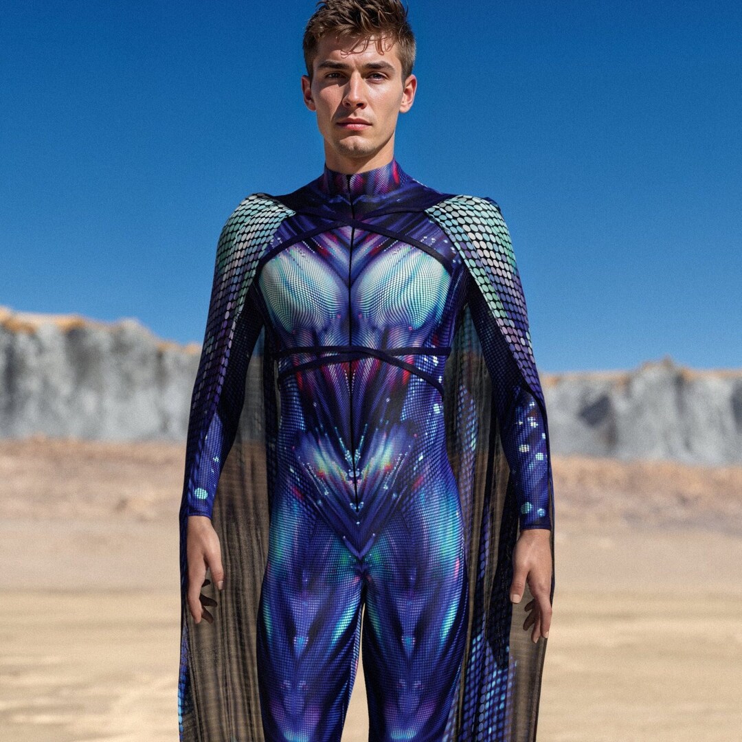 Rave Wings Set for Men, Male Festival Party Set, Rave Outfti Men ...