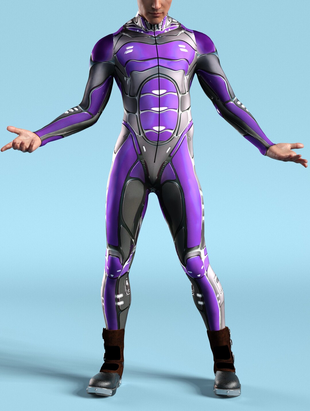 Cyber Bot Costume Men, Armour Costume Men, Male Cyber Costumes, Cosplay ...