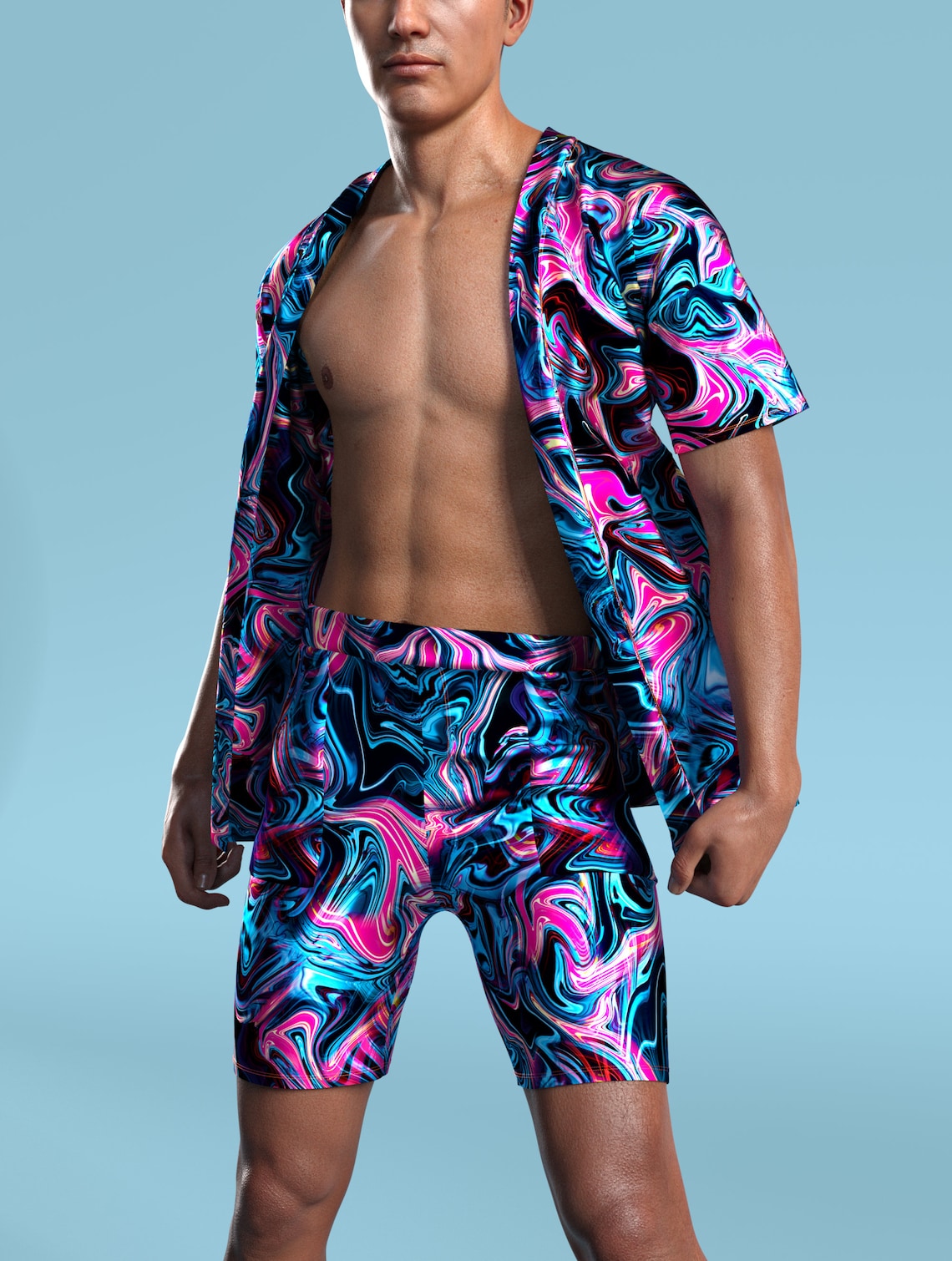 Rave Outfit Men Festival Outfit Men Men Rave Clothing Rave - Etsy