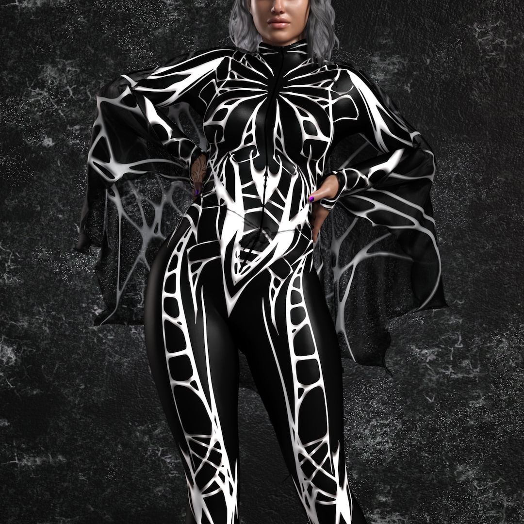 Halloween Spider Costume Set, Womens Halloween Outfit, Halloween Set ...