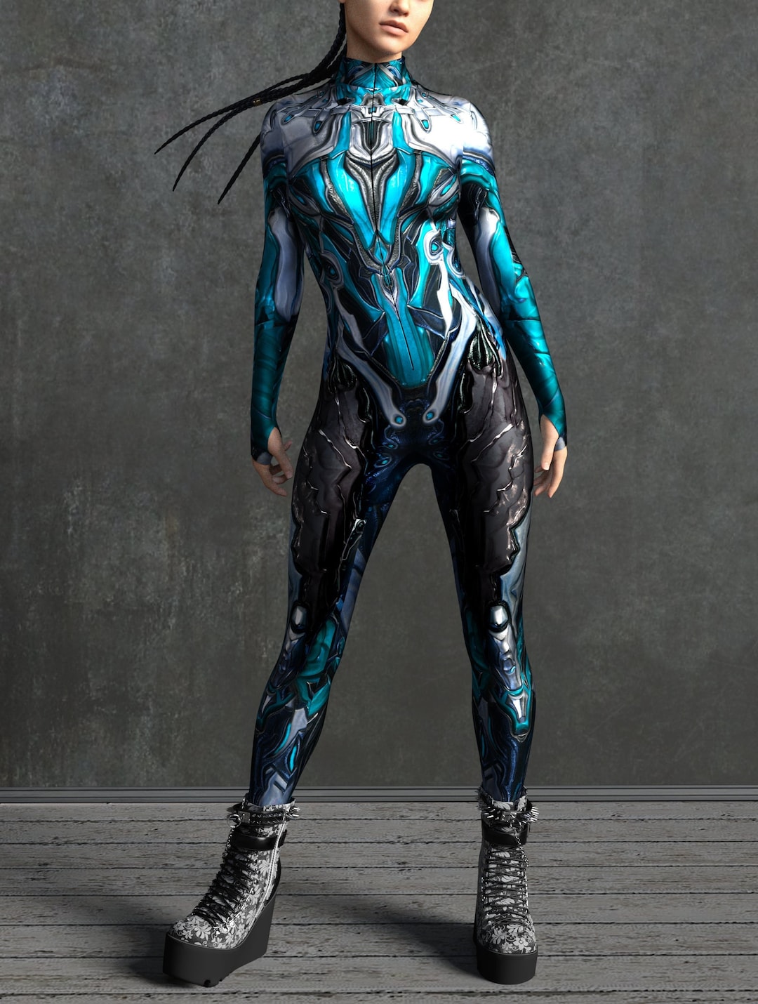 Robot Costume, Cyborg Costume Women, Robot Costume Women, Halloween ...