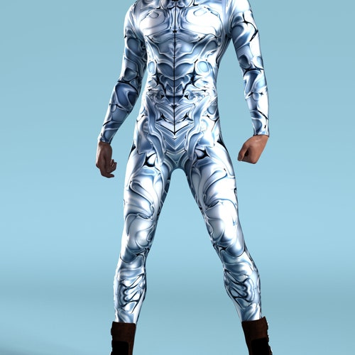 Male Bodysuit Rave Bodysuit Men Festival Male Costume Male Etsy
