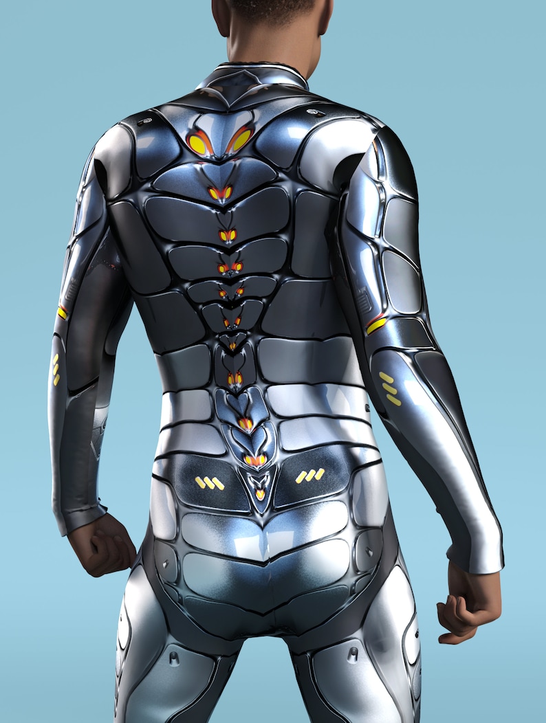 Robot Costume Men Cyber Droid Costume Festival Costume Men - Etsy