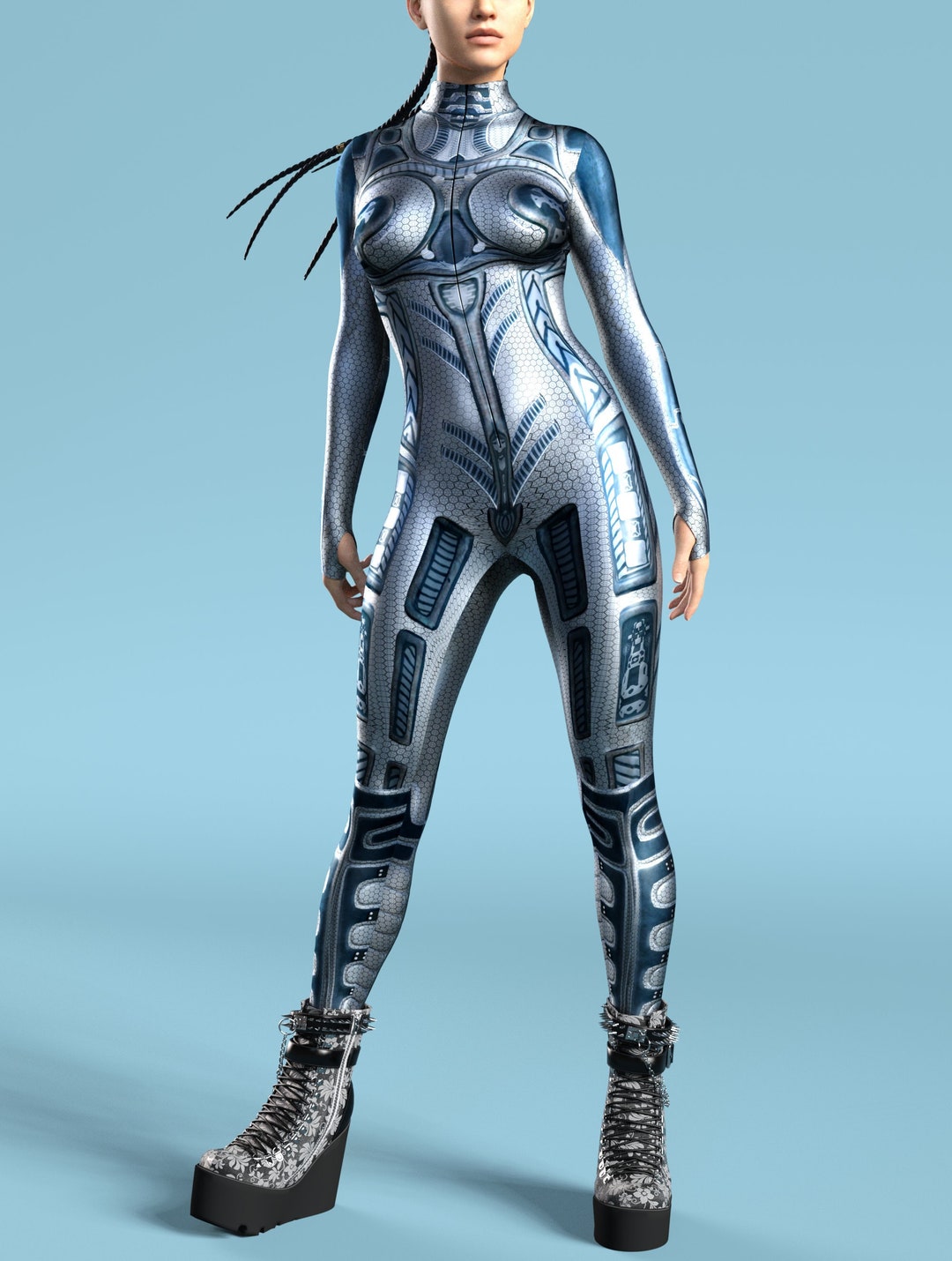 Droid Bodysuits, Armour Costumes Women, Rave Bodysuits, Festival ...