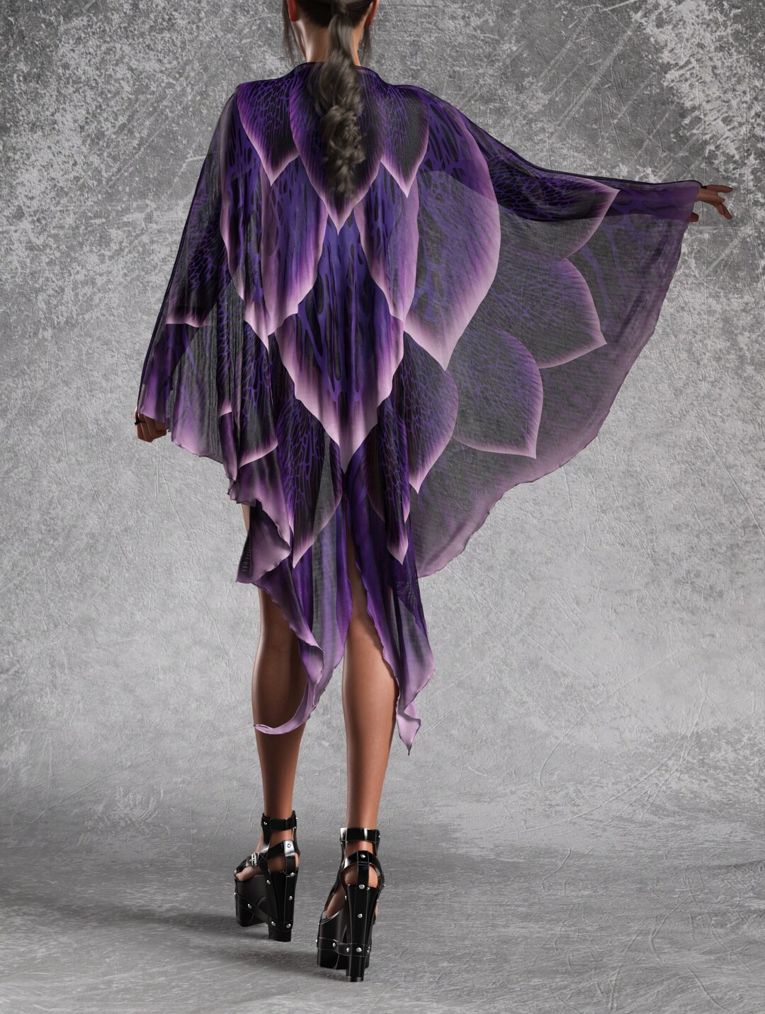 Womens Festival Wings, Fairy Wings for Women, Rave Adult Wings, Mesh ...