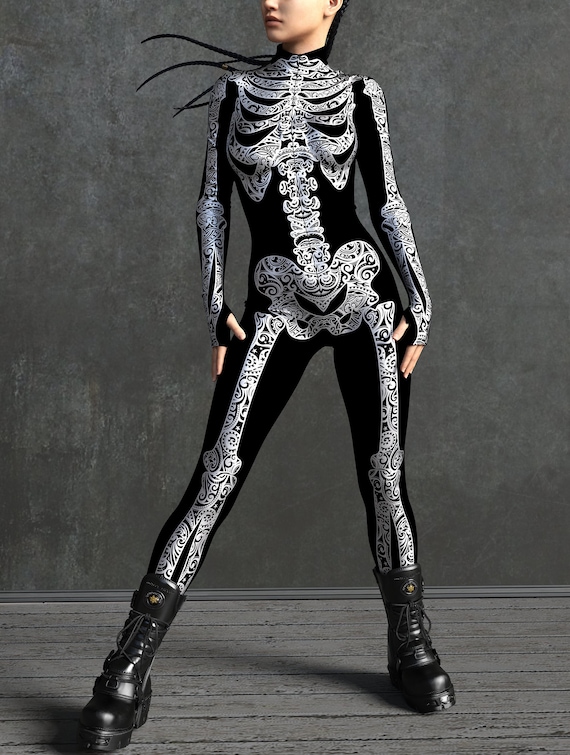 Voodoo Skeleton Costume For Women