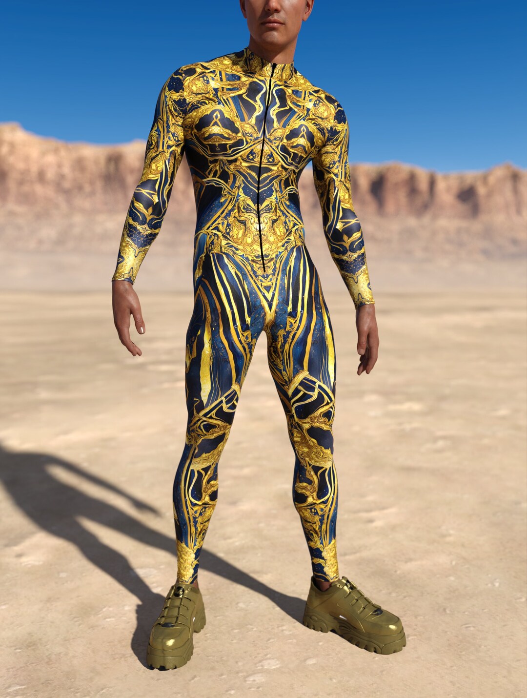 Rave Male Costume, Performance Costume, Festival Men Costume, Rave ...