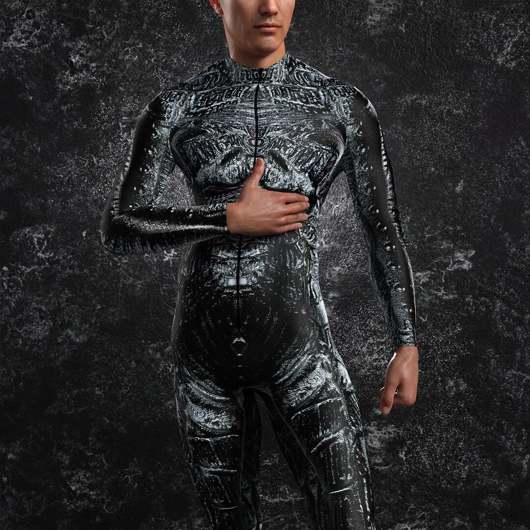 Burned Zombie Catsuit Costume: Halloween Full Bodysuit - Etsy