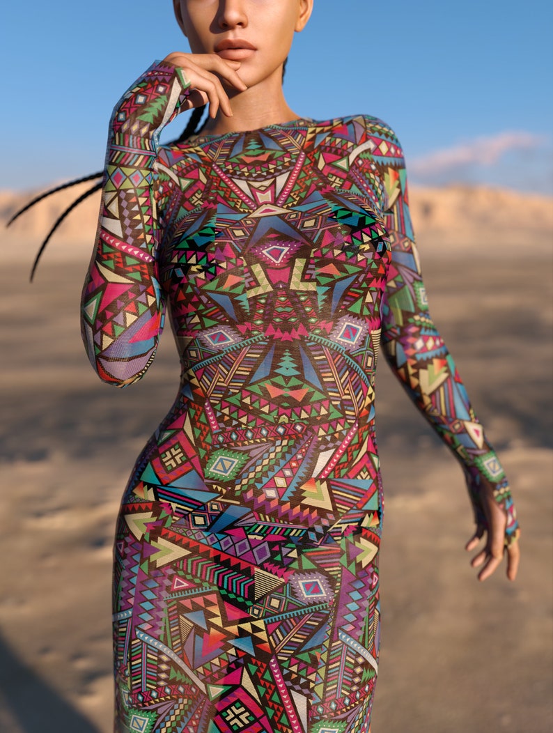 Sheer Side Cut Festival Dress for Women Sheer Long Rave Dress - Etsy