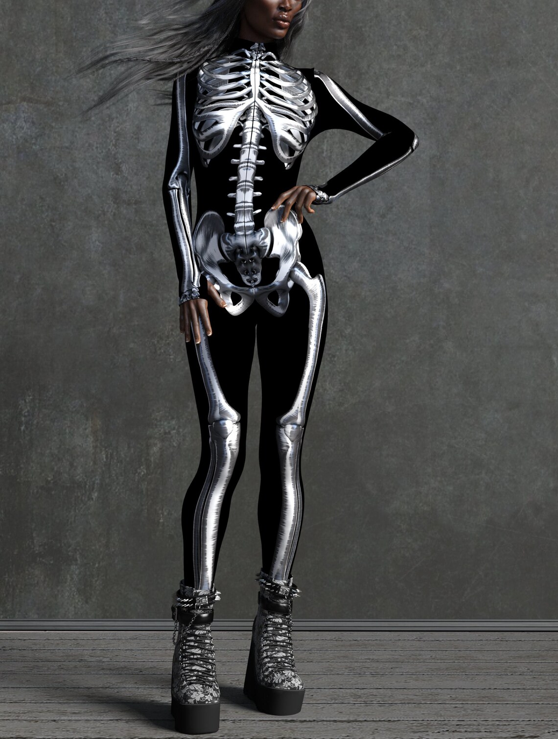 Skeleton Costume Skeleton Bodysuit Skeleton Costume Women - Etsy