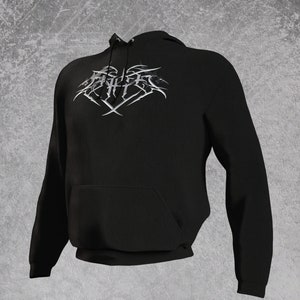 Heavy Metal Aesthetic Hoodie Gen Z Memes Sweatshirt Metal - Etsy