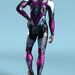 Purple Cyber Costumes, Armour Costume Men, Robot Festival Costume ...