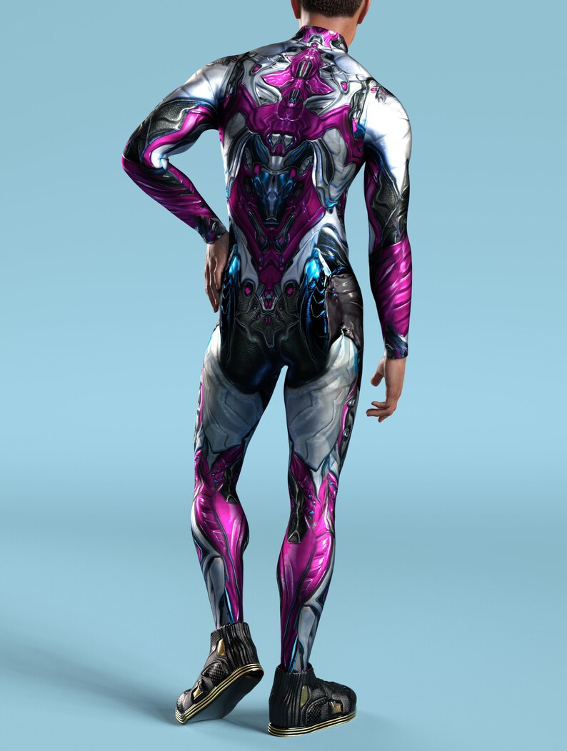 Purple Cyber Costumes Armour Costume Men Robot Festival - Etsy